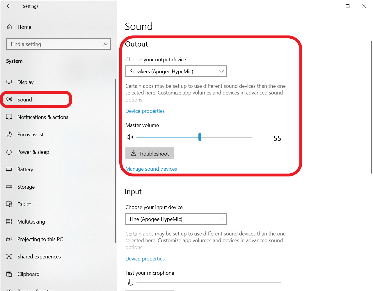 Adjusting HypeMiC Output Signal